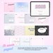 10 Tabs 54 Page Template Digital Notebook Minimalist Trendy Retro Style ...