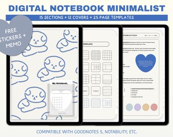 Cute Goodnotes Notes | Etsy