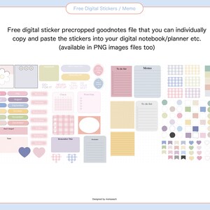 12 Tab Color Digital Notebook Landscape 2 Sided Minimalist for Student ...