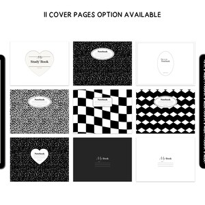 18 Tab 2 Vers Digital Notebook Landscape Minimalist Study Book ...