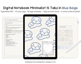 Note Taking Template Withsections - Etsy