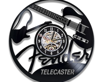 Fender Guitar Clock | Etsy