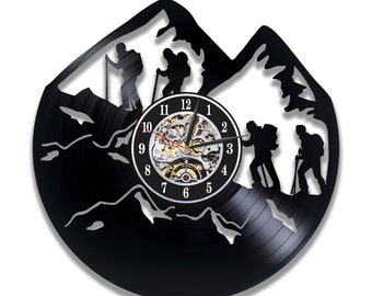 Mountain Climbing Wall Clock - Etsy