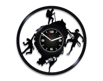Mountain Climbing Wall Clock - Etsy