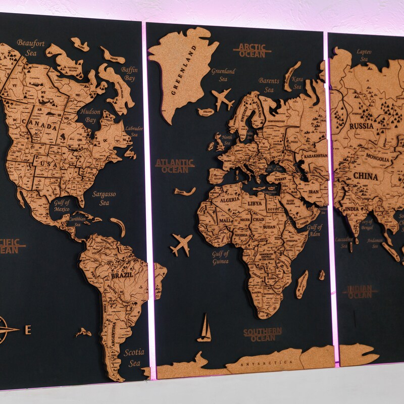 Map Decorations - Etsy