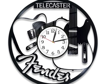 Fender Guitar Clock | Etsy