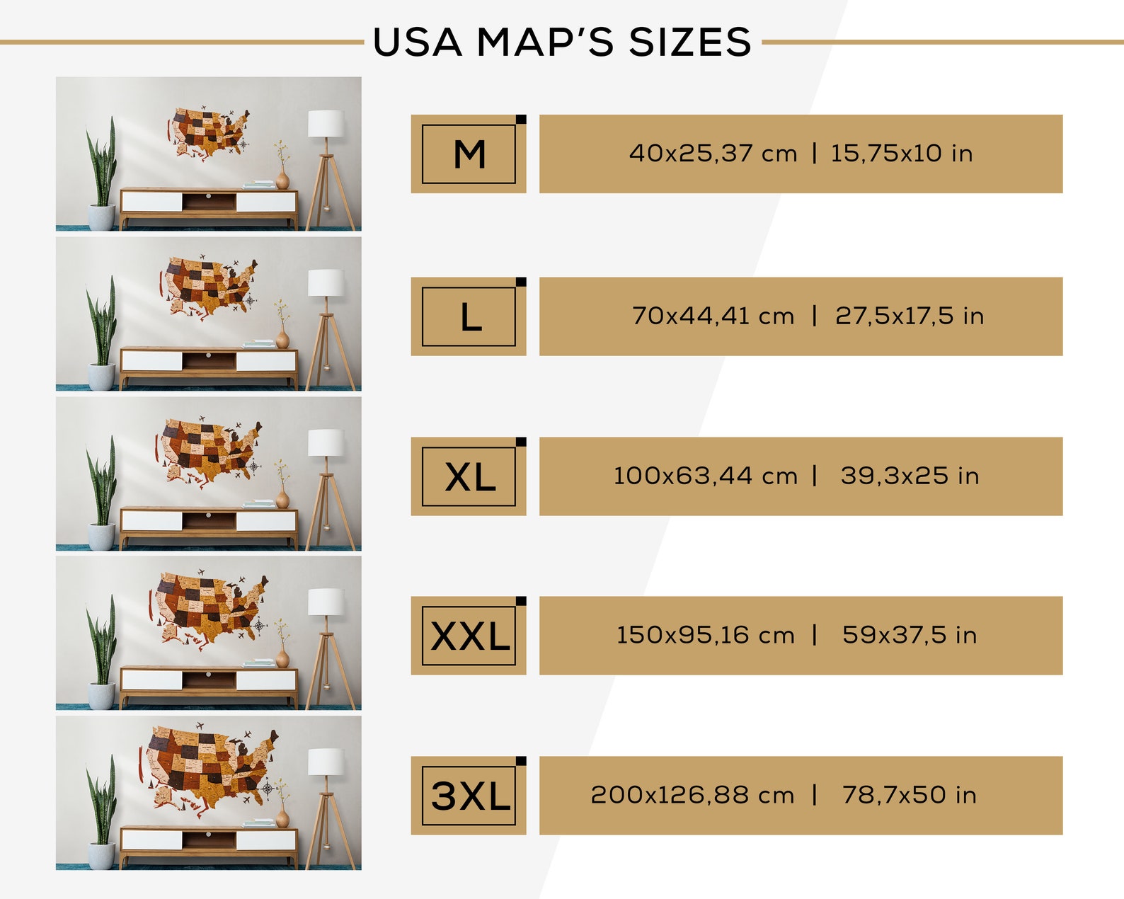 Illuminated US Map Push Pin Map Large USA Push Pin Map - Etsy