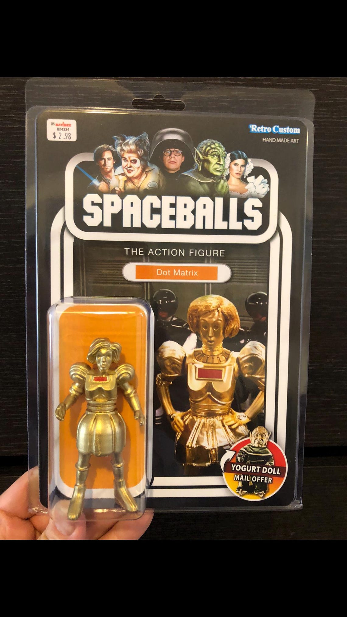 Dot Matrix Custom Spaceballs Figure Hand Made Art Toy - Etsy