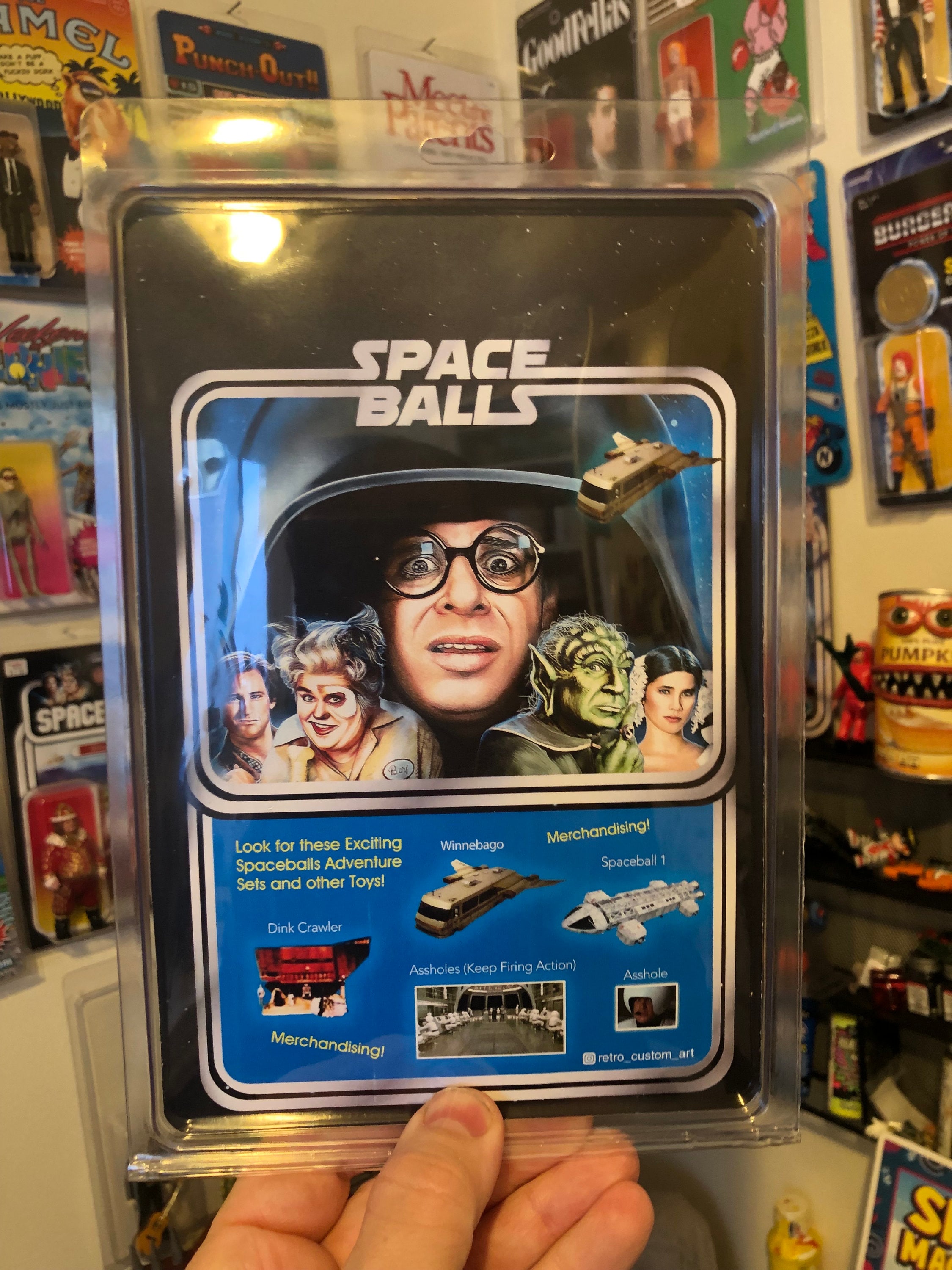 2023 Custom Spaceballs Dark Helmet Art Toy With Resealable Bubble ...