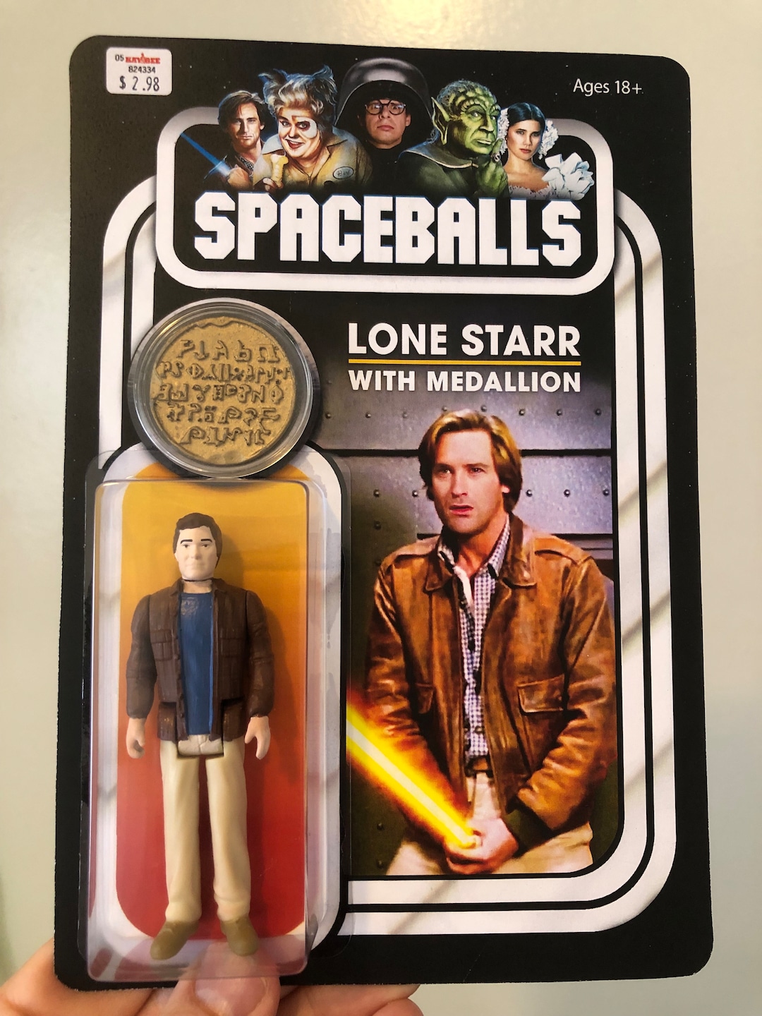 2023 Custom Spaceballs Lone Starr With Medallion Art Toy Hand Made - Etsy