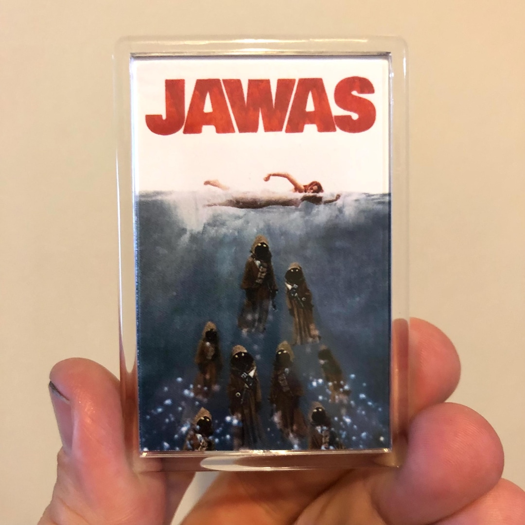 Jawas Star Wars Jaws Poster Fridge Magnet Hand Made 2.75x1.75 - Etsy