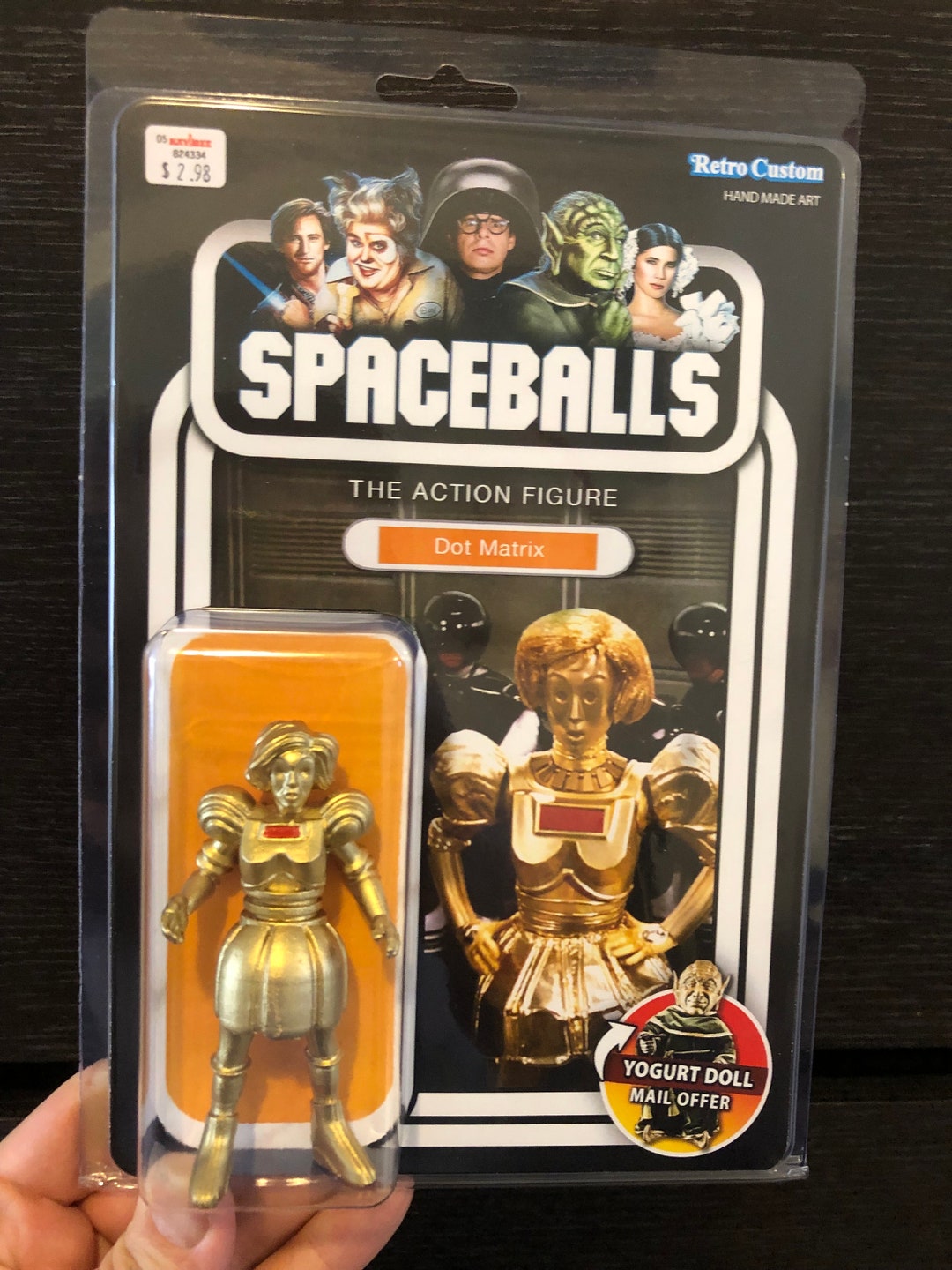 Dot Matrix Custom Spaceballs Figure Hand Made Art Toy - Etsy