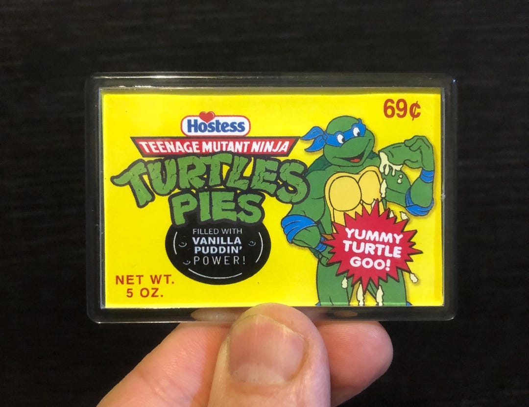 TMNT Turtle Pie Fridge Magnet Hand Made 2.75x1.75 - Etsy