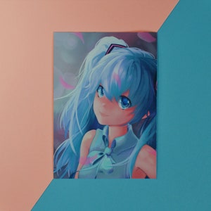 Hatsune Miku Art Print Vocaloid Poster - Etsy Australia