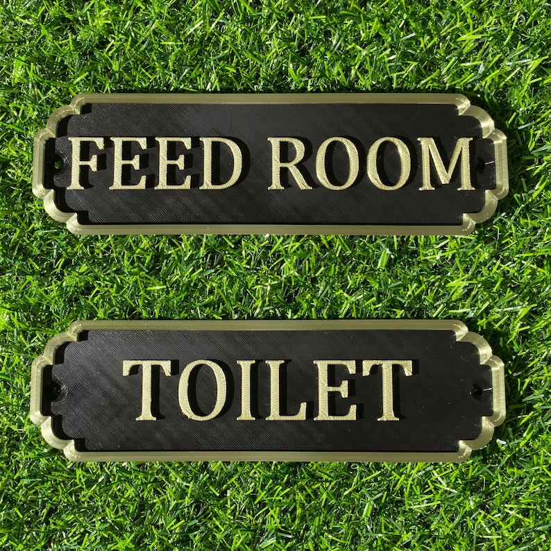 Personalised Stable Door Name Plate Classic Design - Etsy