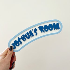 Childs Bedroom Door Sign | Playroom Door Sign | Playhouse Sign ...