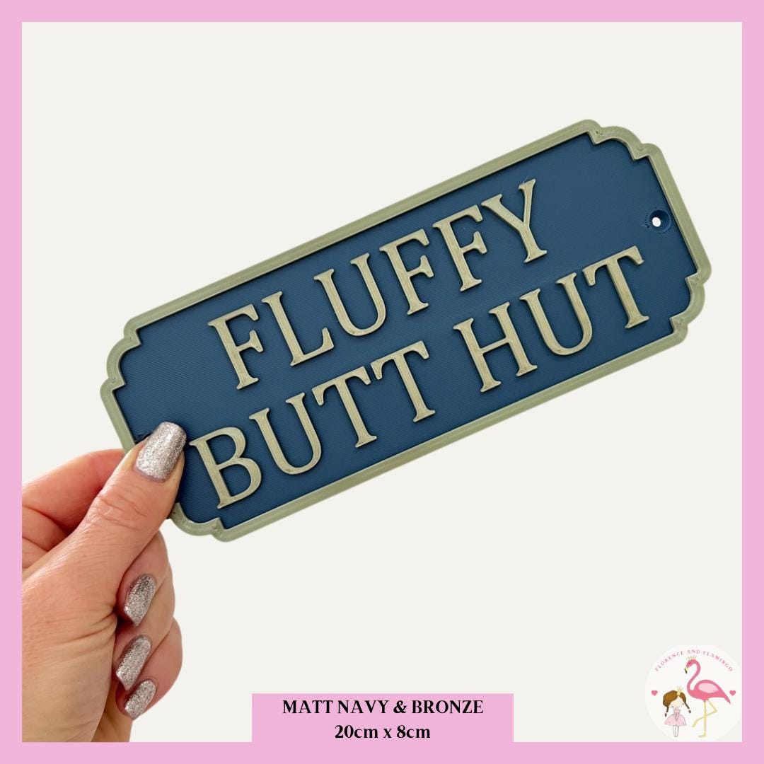 Fluffy Butt Hut Chicken Coop Sign Perfect Gift for Chicken Lover Cute Chicken Coop Sign 27 ...