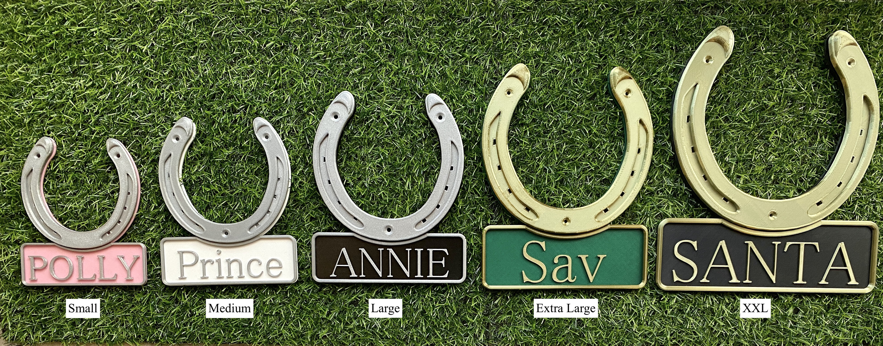 Personalised Stable Door Name Plate - Metallic Range - Etsy UK