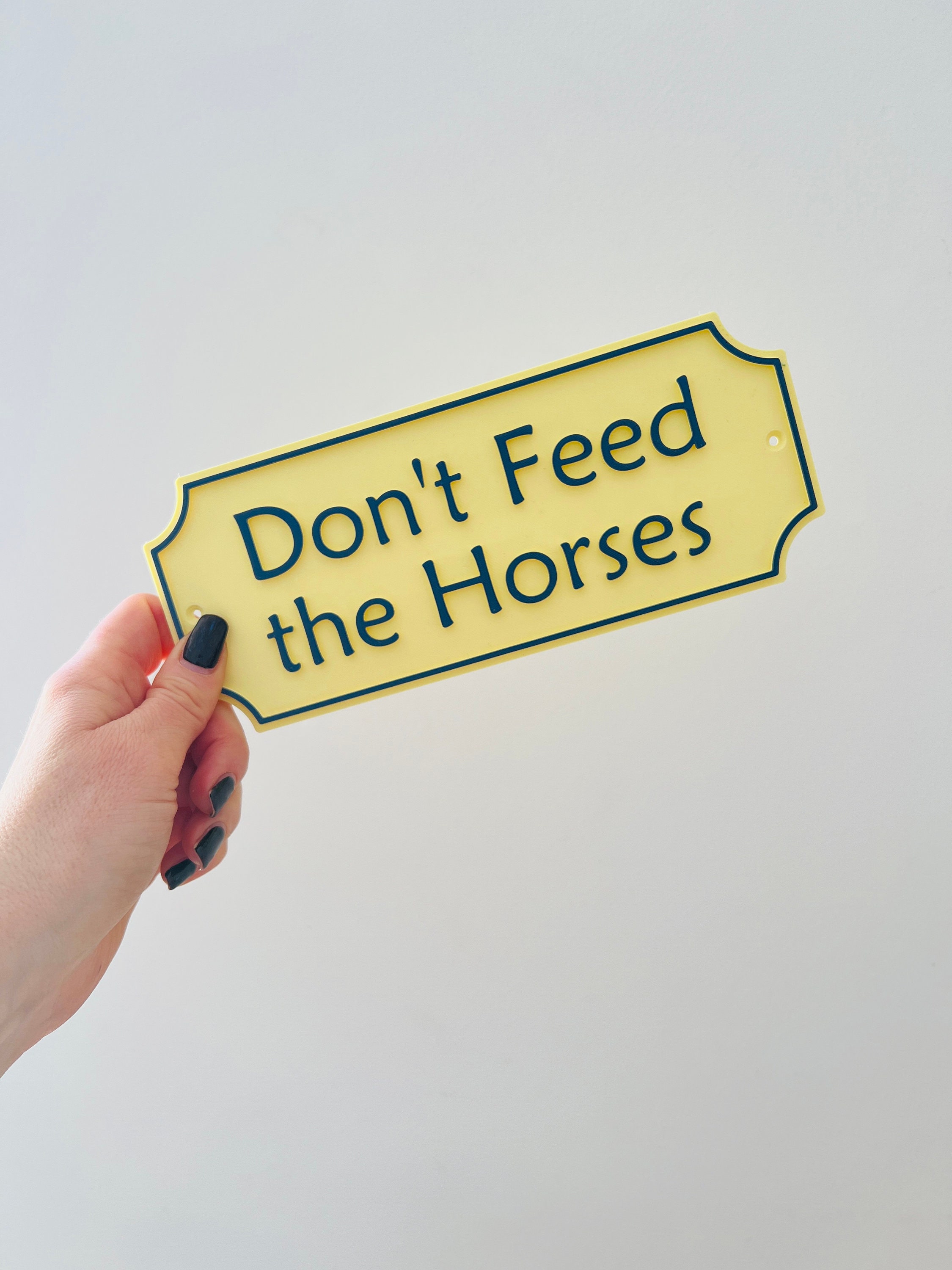 The Emley Cottage Style Door Sign Personalised Sign Pastel Coloured ...