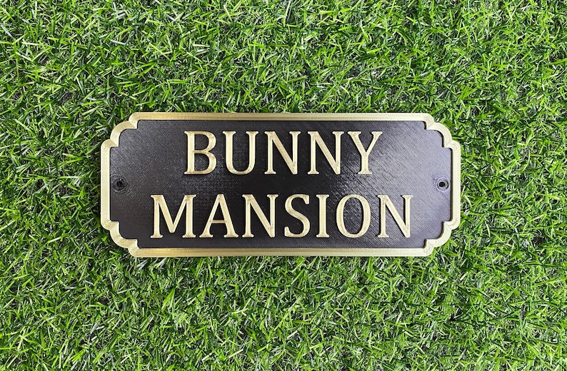 Personalised Rabbit Hutch Door Sign 20 Colour Options - Etsy