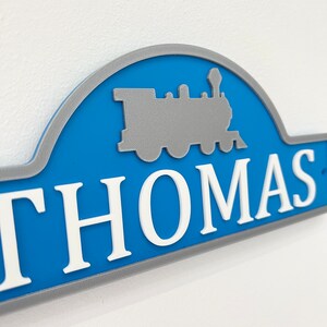 Train Bedroom Door Sign | 17 Colour Options | Boys or Girls Bedroom ...