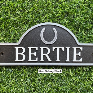 Stable Door Name Plate | the Motif Range MEDIUM | 14 Motif Options | 23 ...