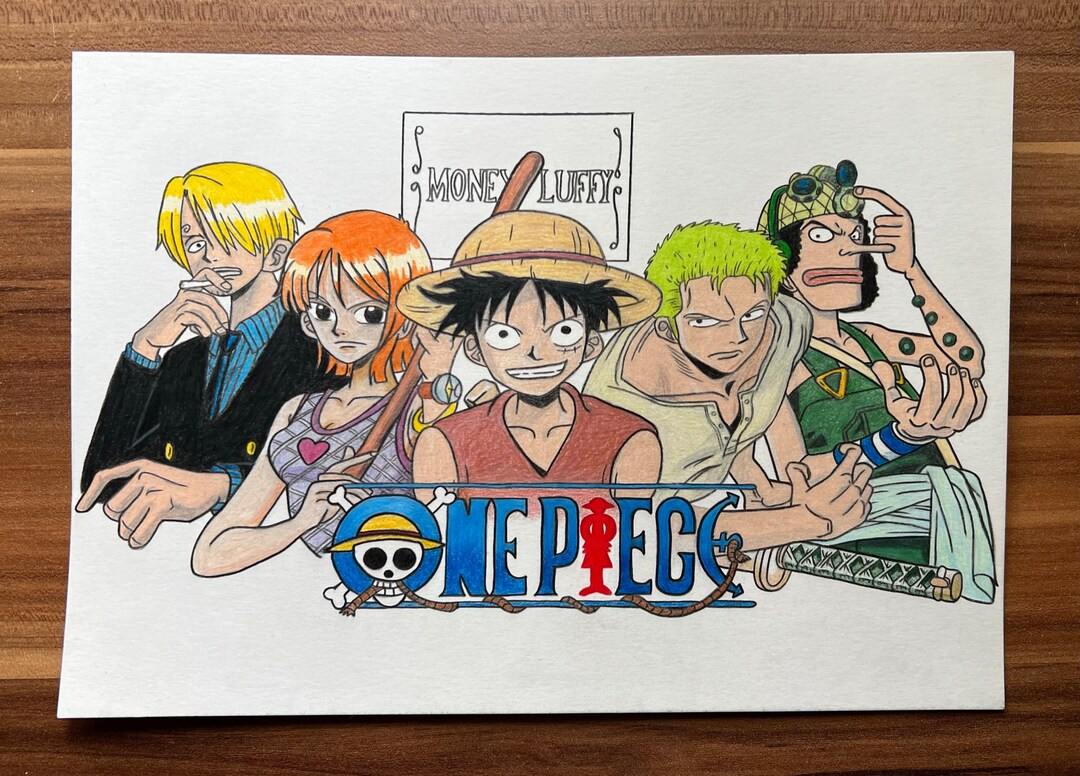 One Piece Draw Art Drawing - Etsy