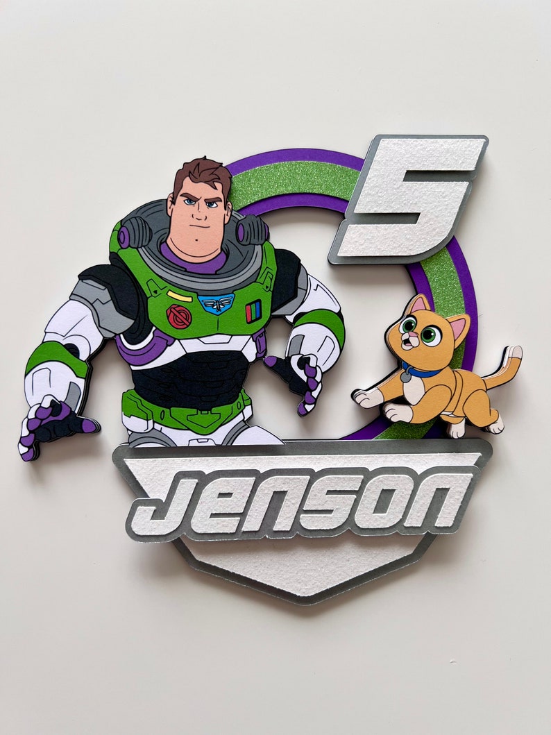 Lightyear Inspired Cake Topper Buzz Lightyear Cake Topper - Etsy UK