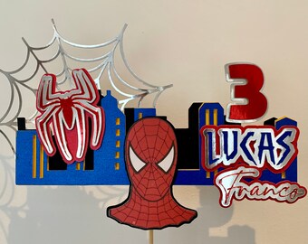 Spiderman Cake Topper Svg | Etsy