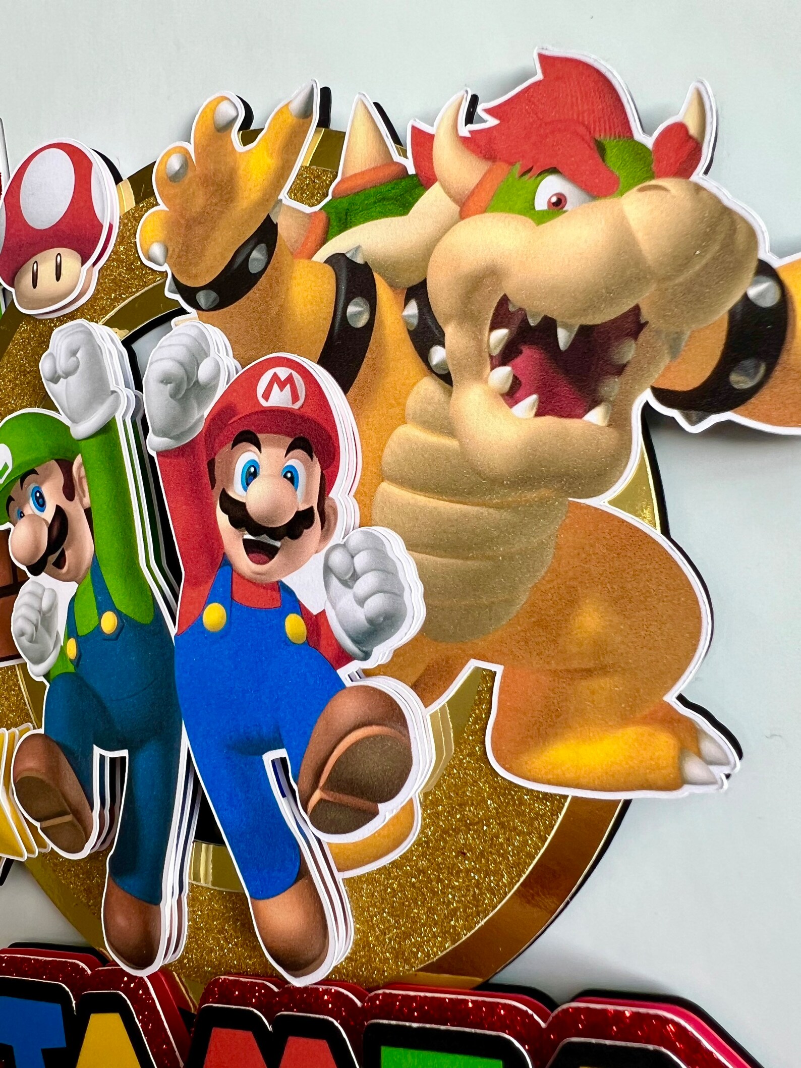 Super Mario Cake Topper Mario Cake Topper - Etsy UK