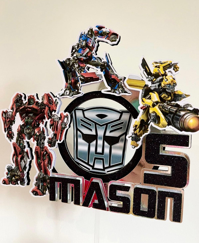 Transformers cake topper | Etsy