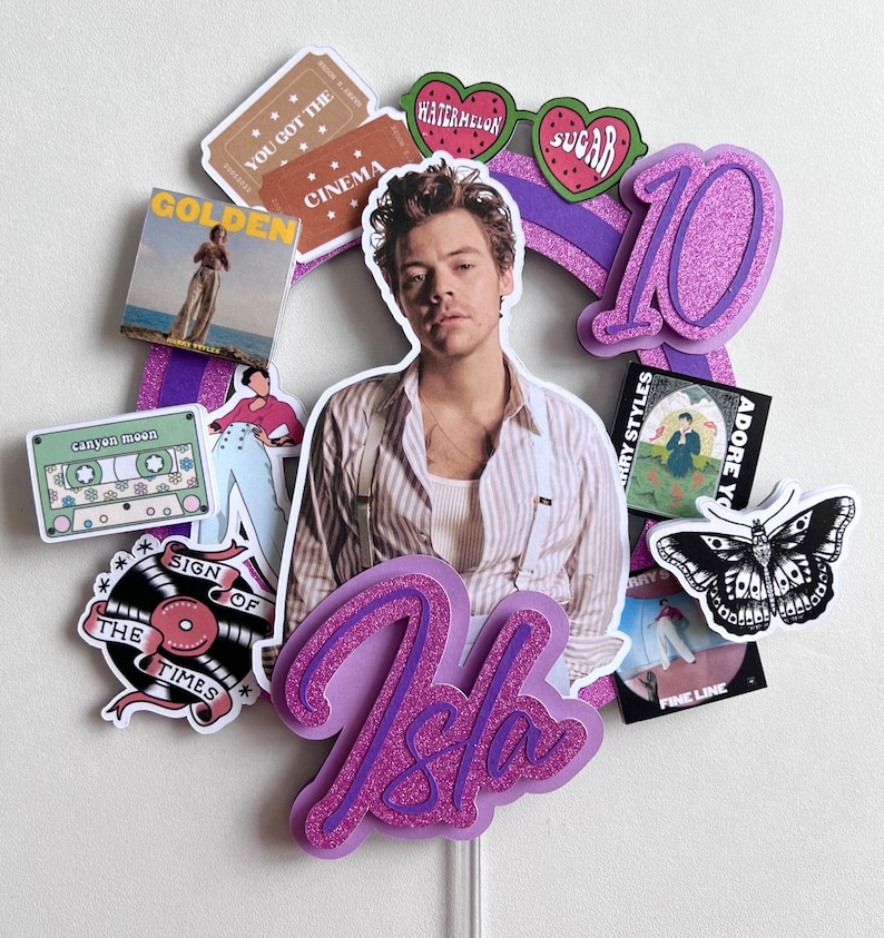 Harry Styles Cake Topper - Etsy UK