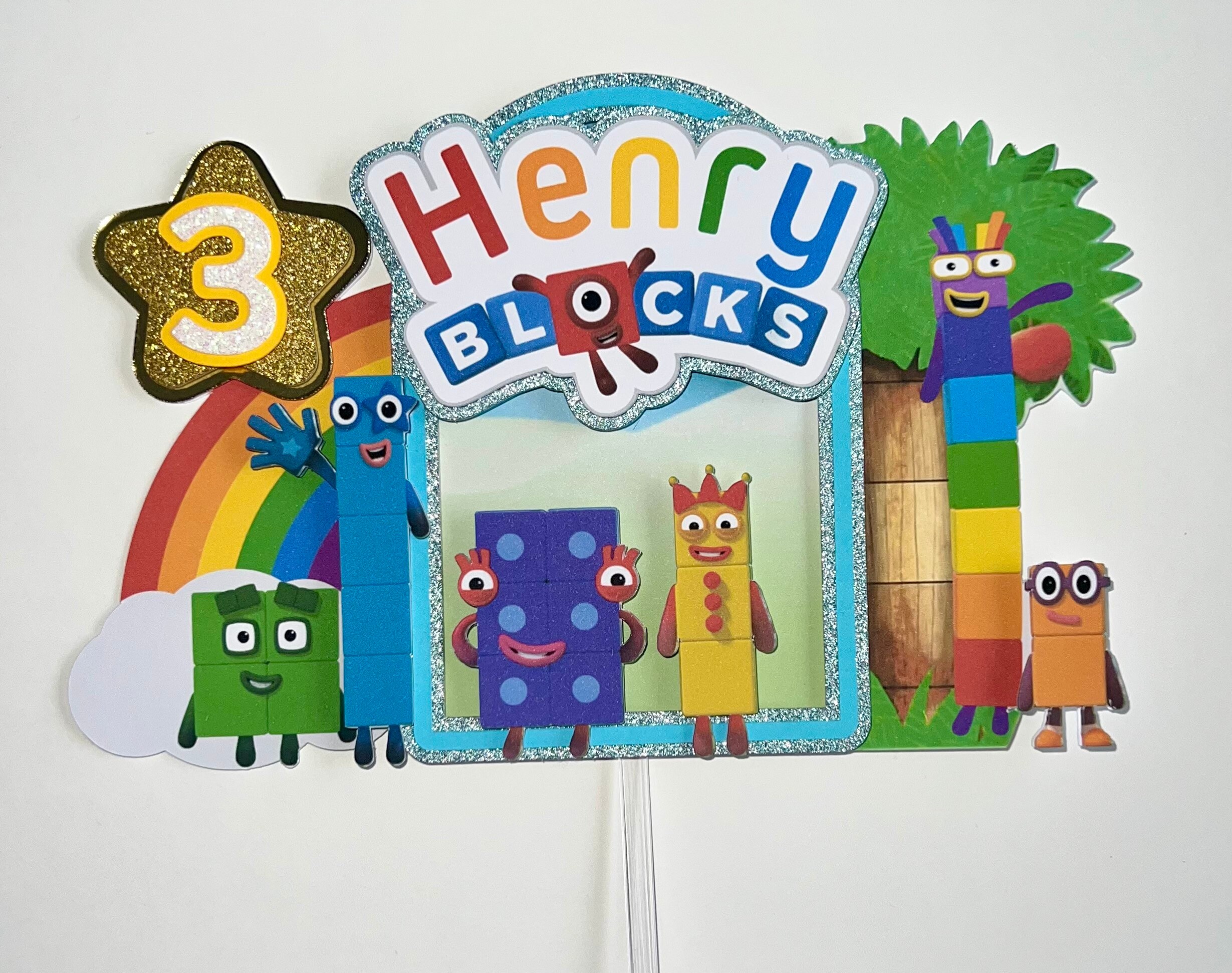 Numberblocks Cake Topper - Etsy UK