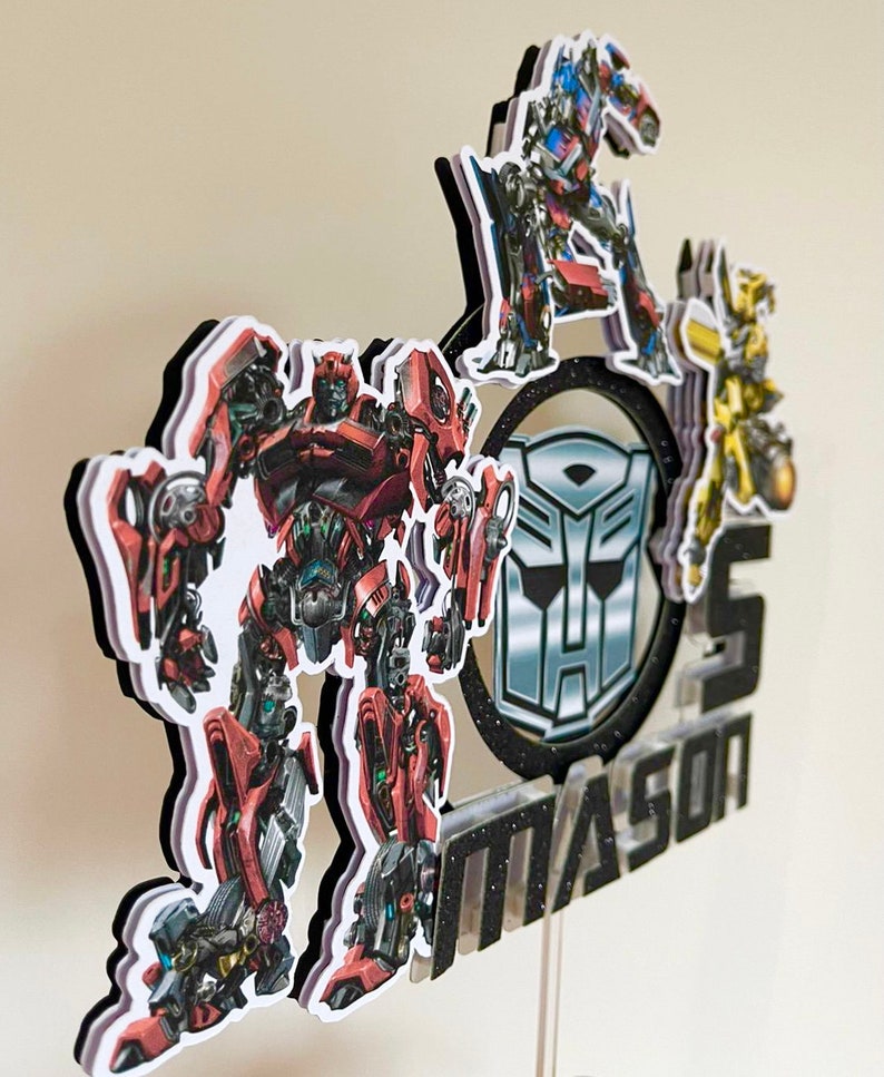 Transformers cake topper | Etsy