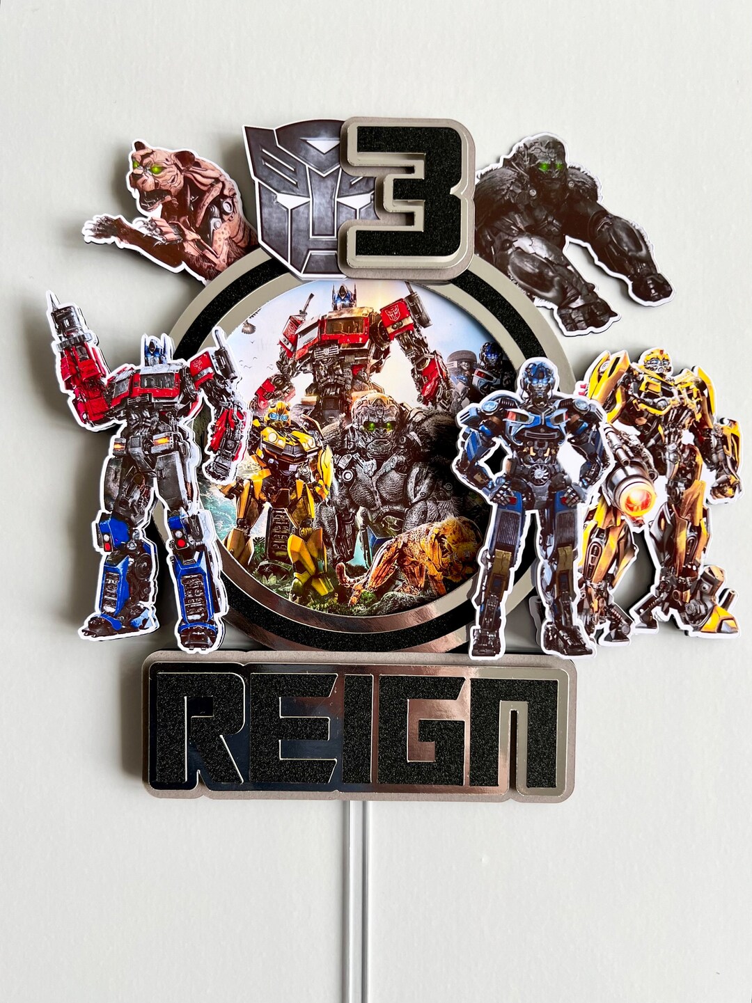 Transformers Cake Topper - Etsy UK