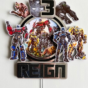 Transformers Cake Topper - Etsy UK