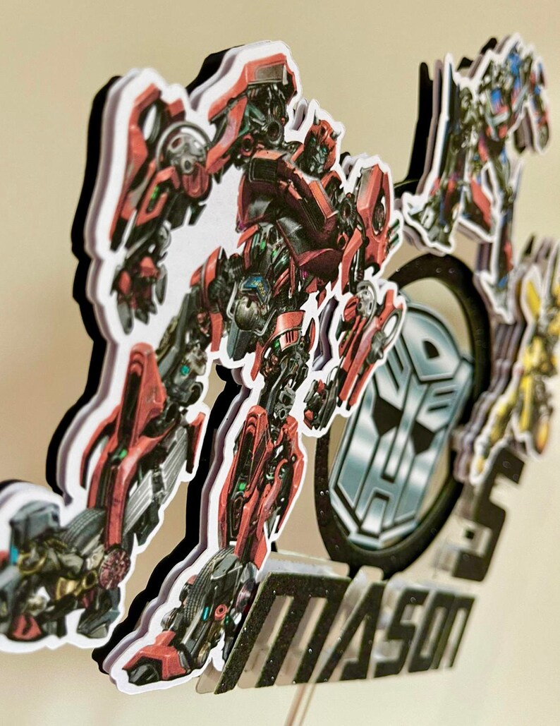 Transformers cake topper | Etsy