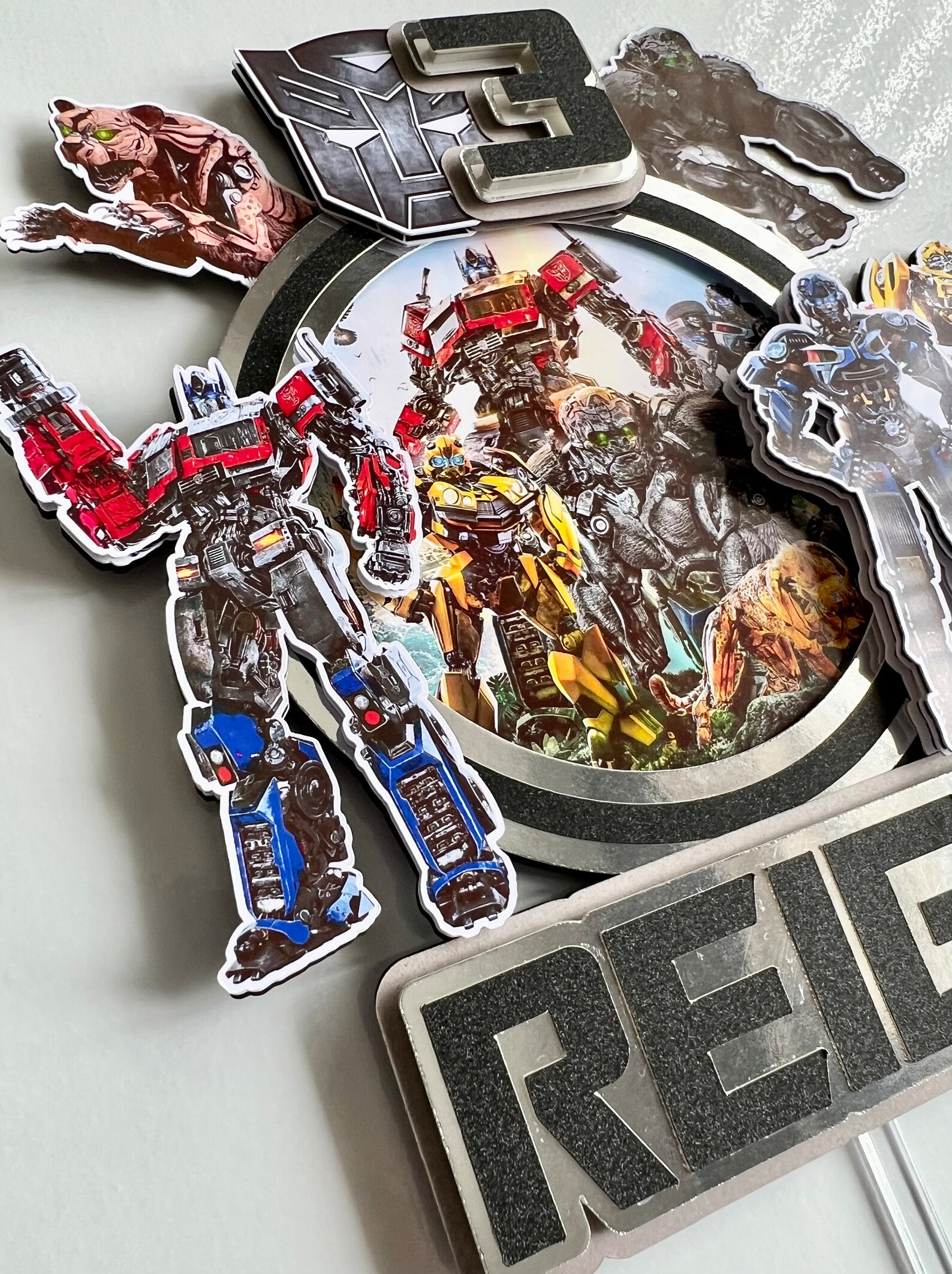 Transformers Cake Topper - Etsy UK