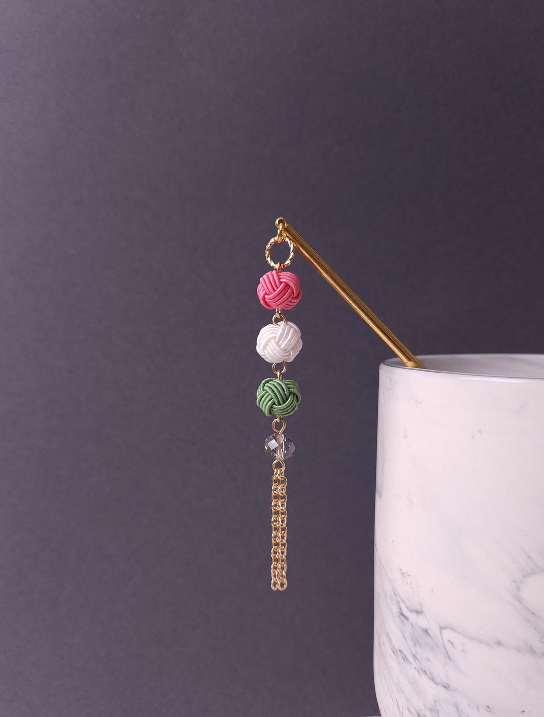 Japanese Mizuhiki Dangle Kanzashi Hair Stick Kimono Yukata - Etsy