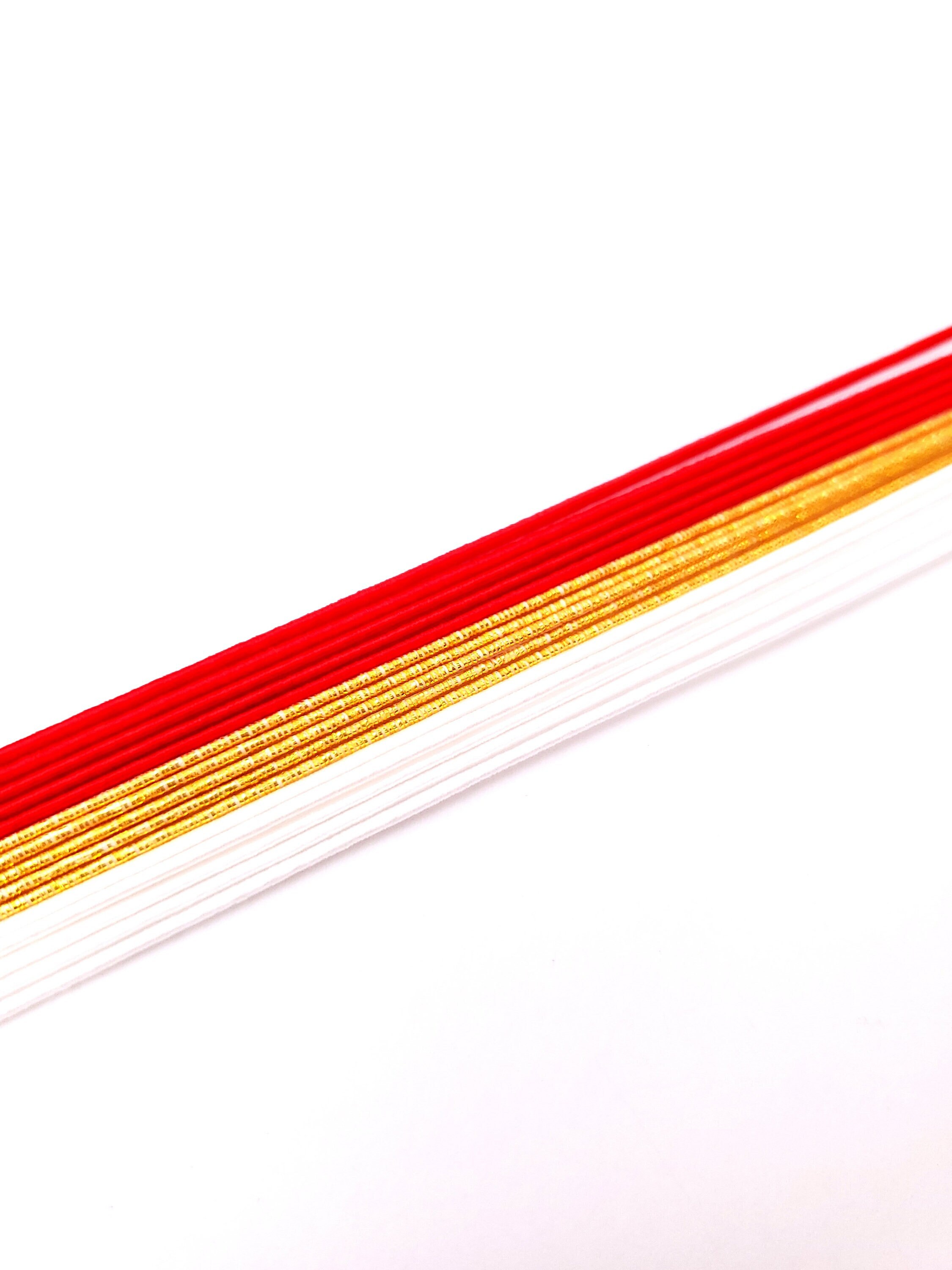 Mizuhiki String Japanese Paper Cord Assortment Pack Red - Etsy