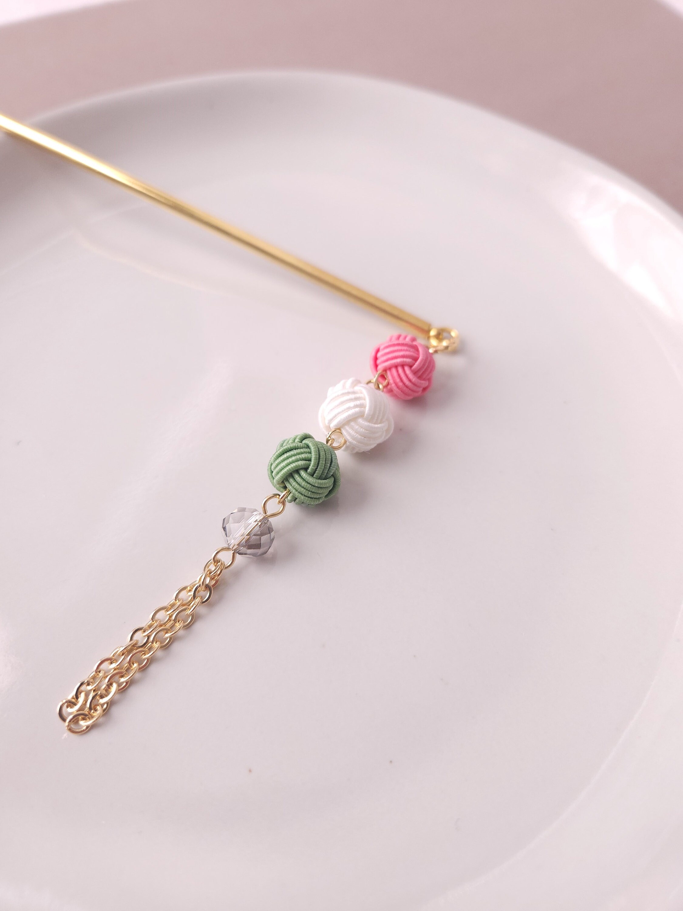 Japanese Mizuhiki Dangle Kanzashi Hair Stick Kimono Yukata - Etsy