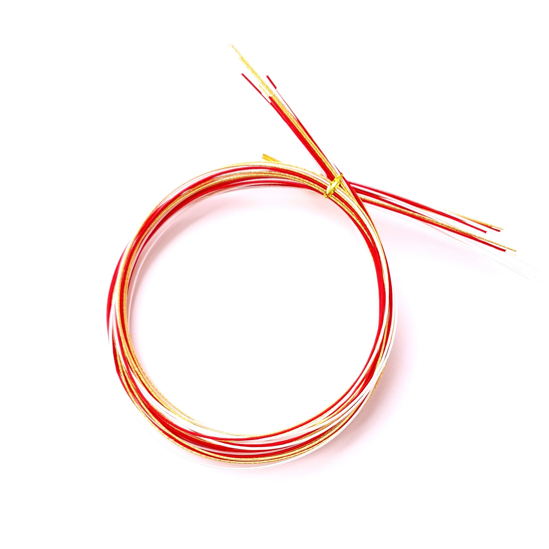 Mizuhiki String Japanese Paper Cord Assortment Pack Red - Etsy