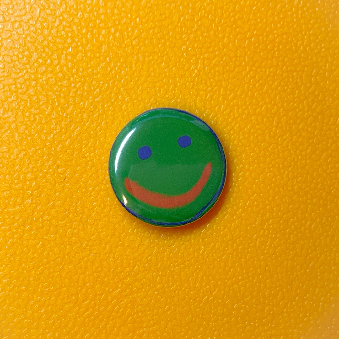 Smiley Face Button Badge 25mm - Etsy