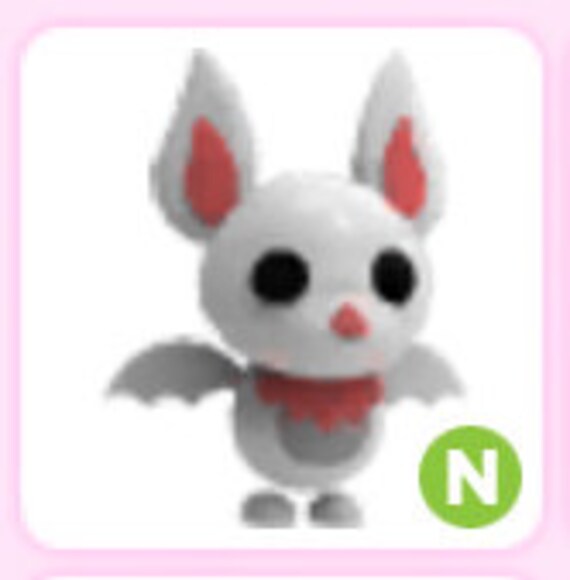 Adopt me neon albino bat | Etsy