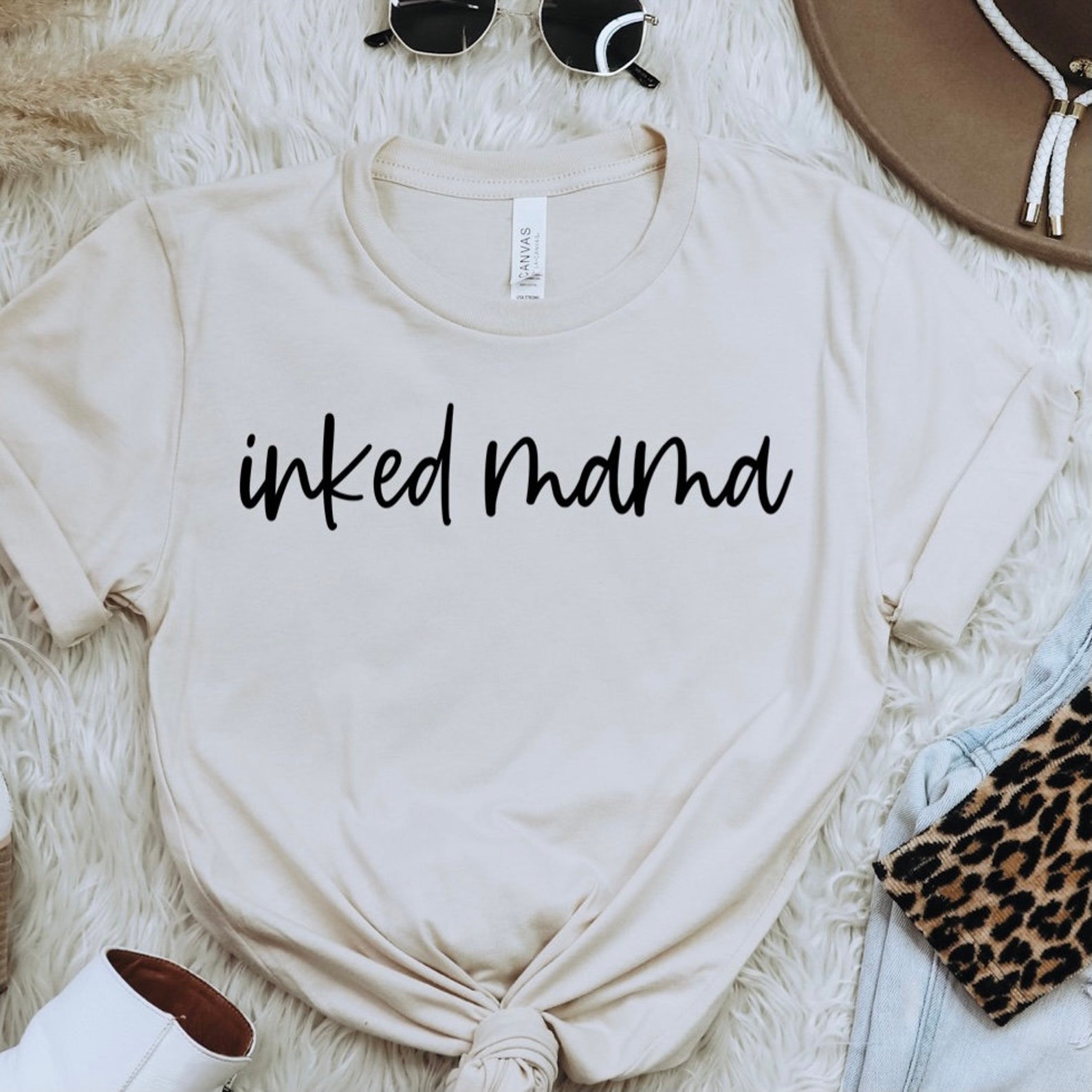 Inked Mama Svg Mom Life Svg Mothers Day Svg Mom Shirt Svg Etsy