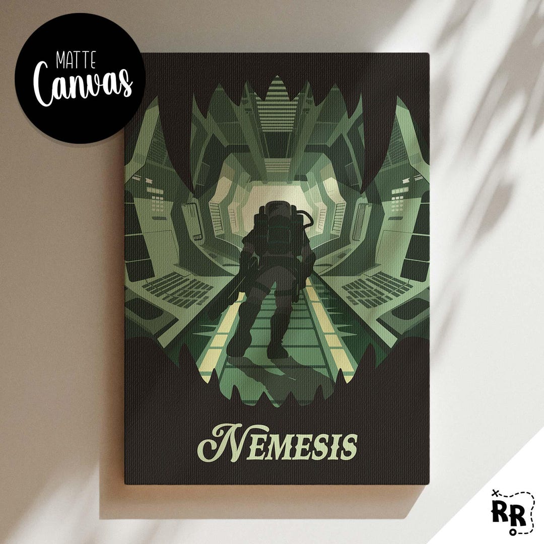 Unofficial NEMESIS - Inspired Canvas / Retro Board Game Wall Art ...