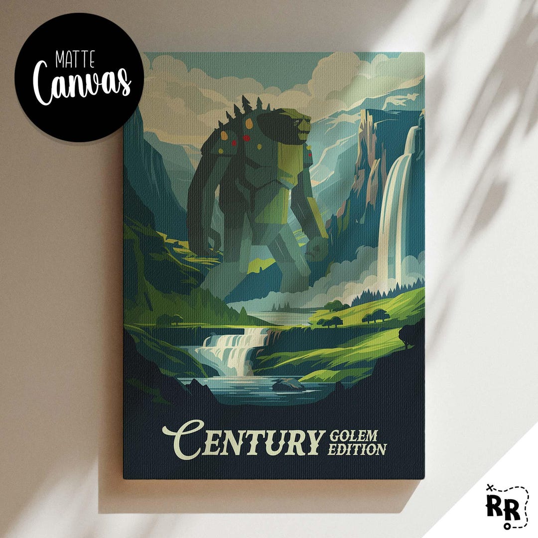 Unofficial CENTURY: Golem Edition - Inspired Canvas / Retro Board Game ...