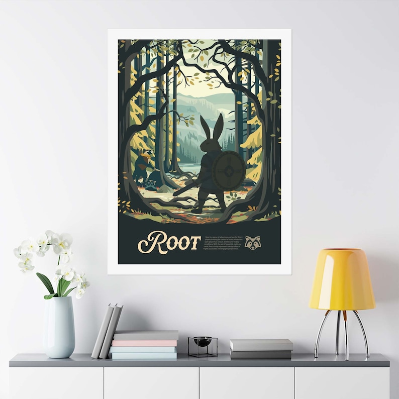 ROOT Inspired Poster / Retro Board Game Poster & Wall Art Print ...