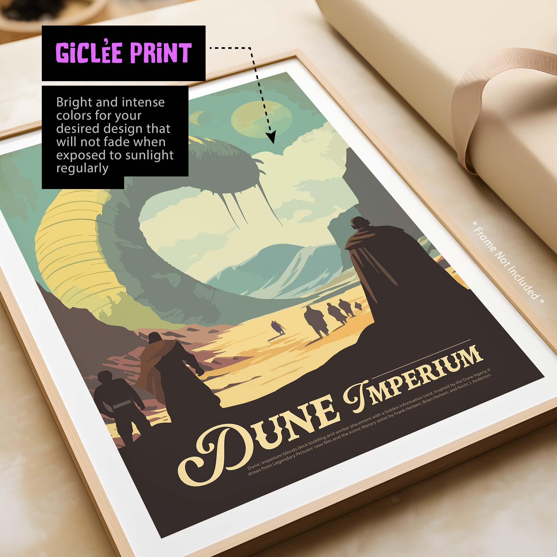 Unofficial DUNE IMPERIUM - Inspired Poster / Retro Board Game Poster ...