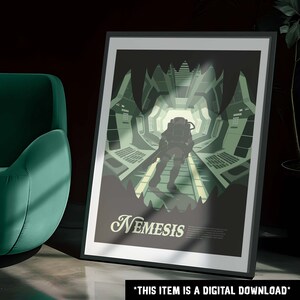 NEMESIS - Inspired Poster / Retro Board Game Poster & Printable Wall ...